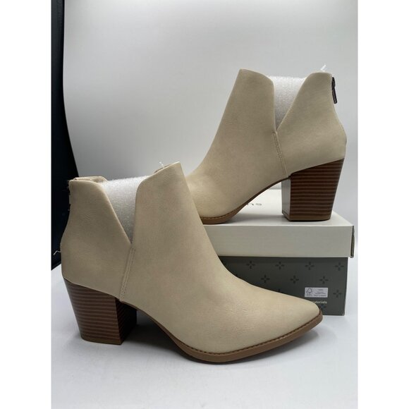 Sun + Stone | Shoes | Sun Stone Womens Ecru Elizaa Notched Pointed Toe ...